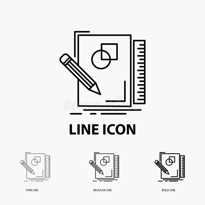 Sketch, Sketching, Design, Draw, Geometry Icon in Thin, Regular and ...