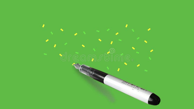 Sketch Small Rectangle Sparkle in Yellow and Green Colour on Abstract ...