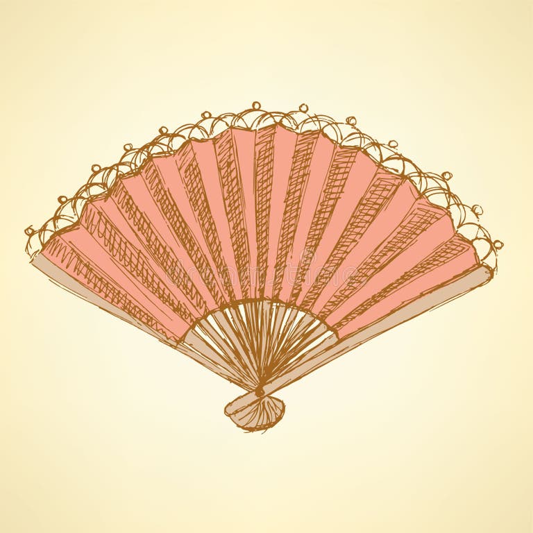 Fan Sketch Stock Illustrations – 10,710 Fan Sketch Stock Illustrations ...