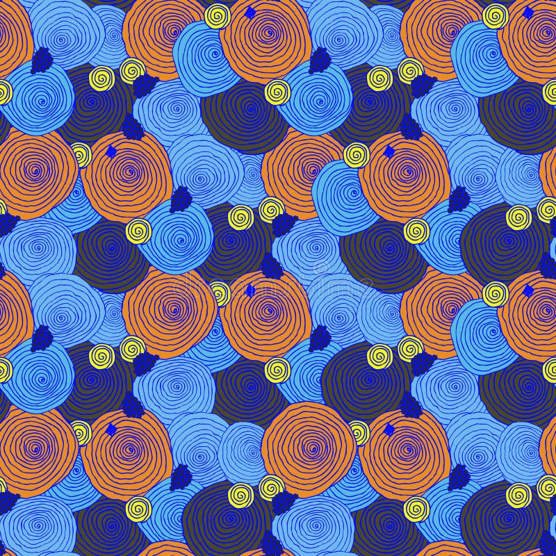 Sketch swirls pattern stock vector. Illustration of design - 65465862