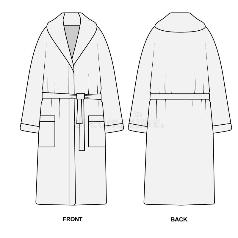 Housecoat Robe Stock Illustrations – 953 Housecoat Robe Stock ...