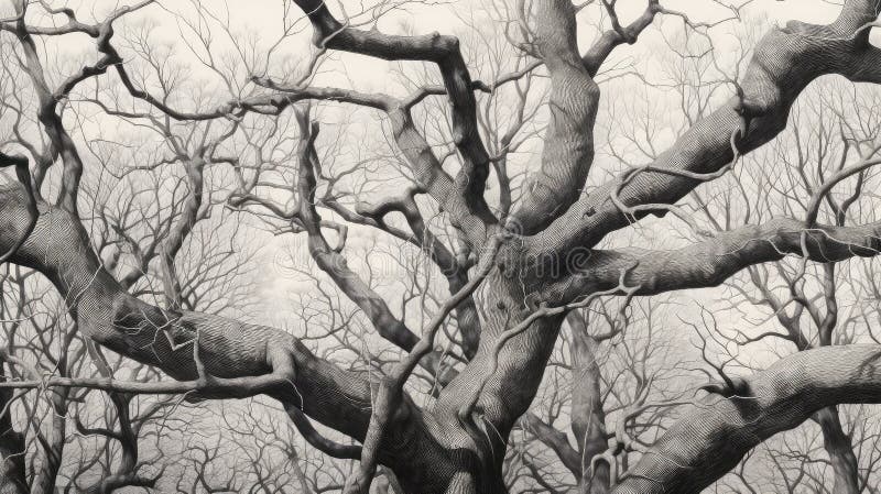 735 Realistic Tree Line Drawing Stock Photos - Free & Royalty-Free ...