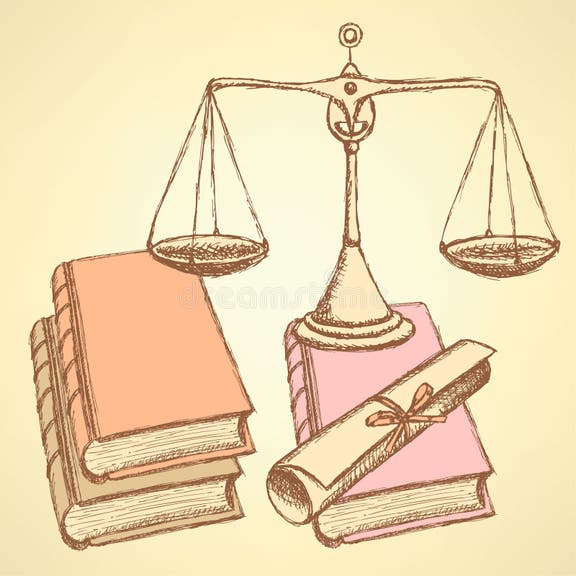 Law Scale Sketch Stock Illustrations – 798 Law Scale Sketch Stock ...