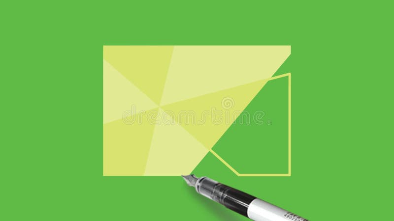 Sketch Yellow Colour Rectangular Shape Specific Design on Abstract ...