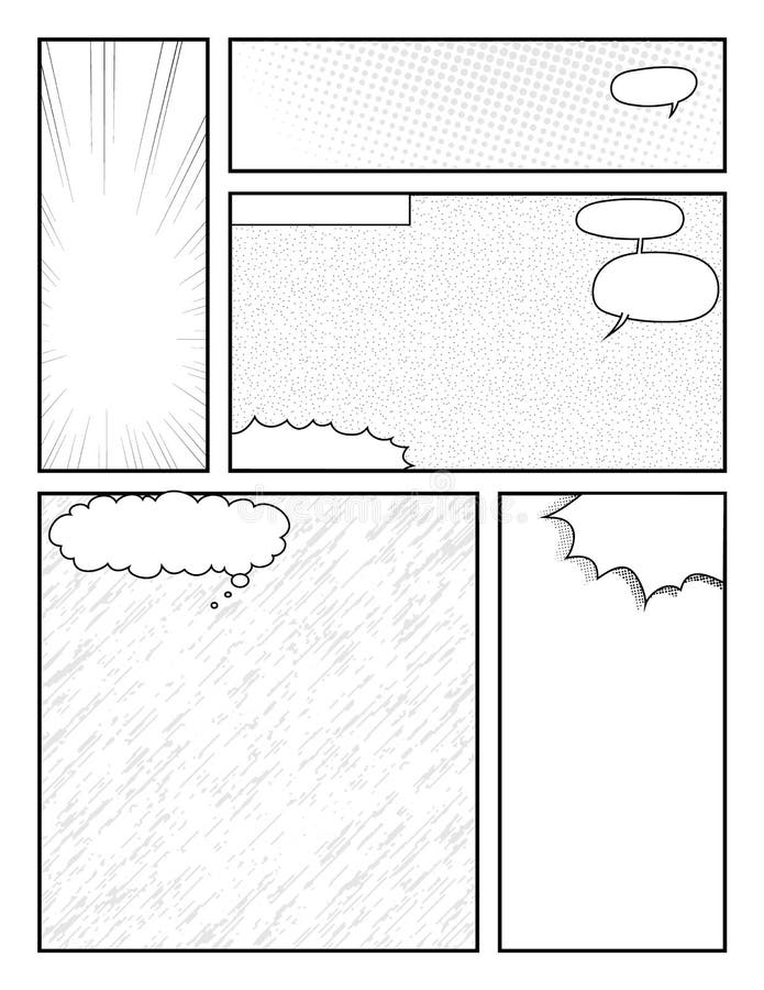 Sketchbook for Kids and Adults To Draw Comics Stock Vector ...