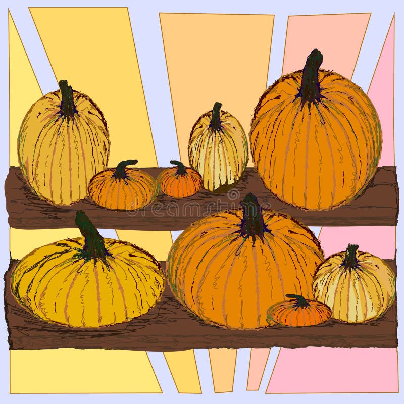 Family Pumpkin Patch Stock Illustrations – 106 Family Pumpkin Patch ...