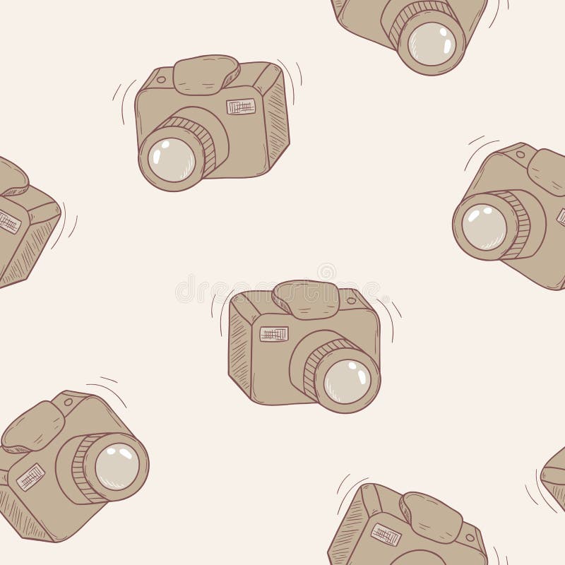 Seamless Camera Pattern Stock Illustrations – 13,977 Seamless Camera ...