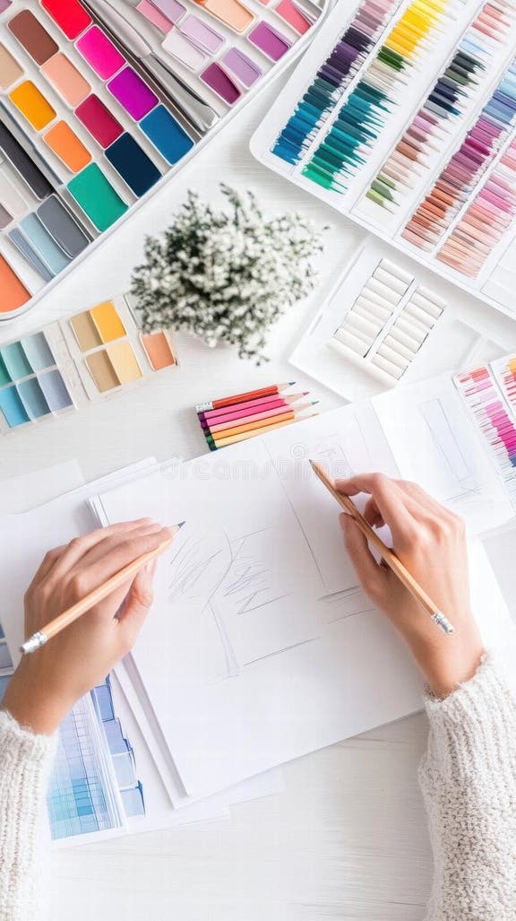 Sketching Architectural Designs, a Creative Process with Color Palettes ...