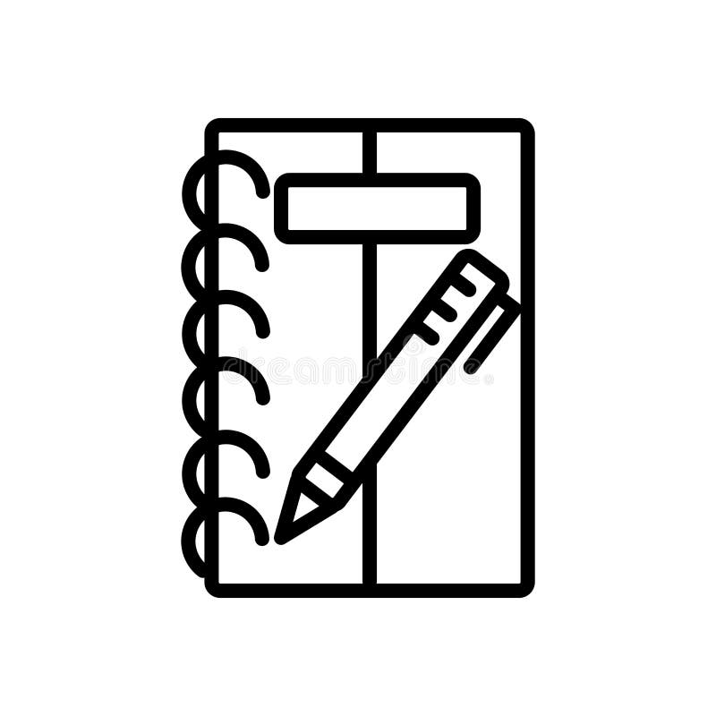 Sketching Icon Vector Isolated on White Background, Sketching Sign ...