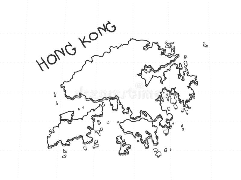 Drawing Hong Kong Map Stock Illustrations – 157 Drawing Hong Kong Map ...