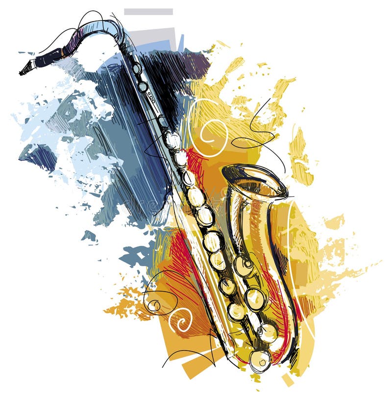 Saxophone Stock Illustrations – 32,478 Saxophone Stock Illustrations ...