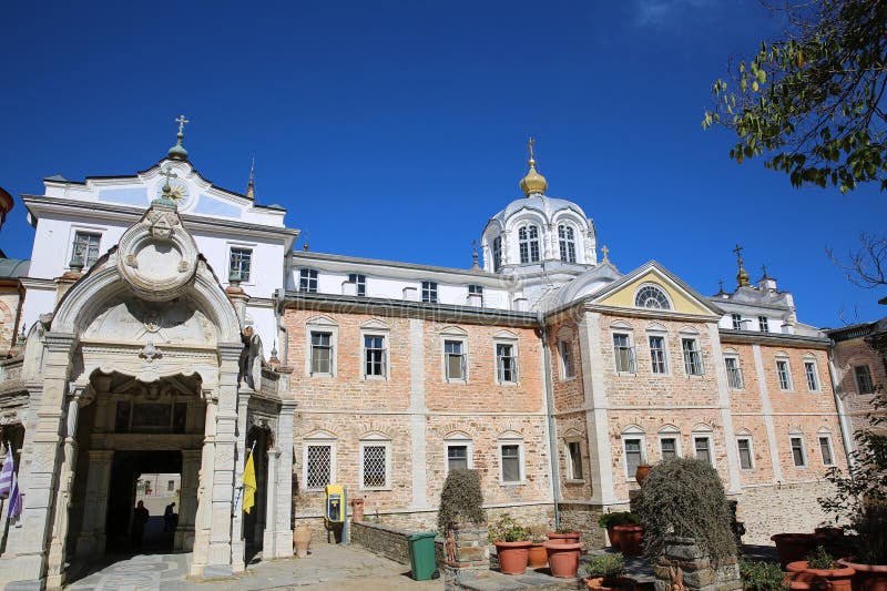 Skete of Saint Andrew in Karyes is a Monastic Institution on Mount ...