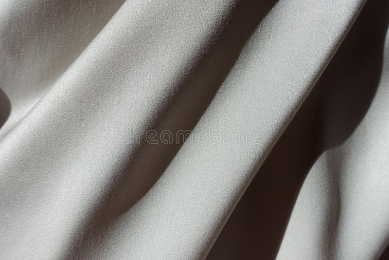 Skew Soft Folds on Grey Chiffon Fabric Stock Image - Image of loosely ...