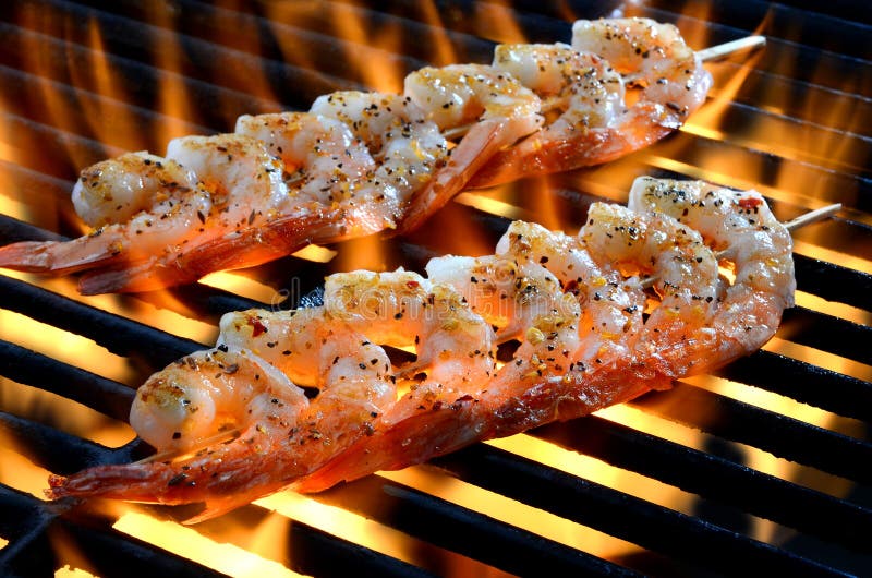 Cooking Fish Over Open Fire Stock Photo - Image of bass, freshwater ...