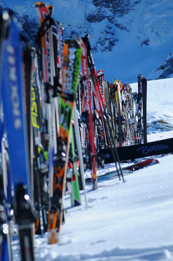 After ski editorial stock image. Image of rest, skis, logos - 8724939