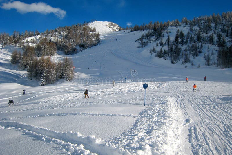 The Ski Area stock photo. Image of forest, seasonal, pine - 3978454