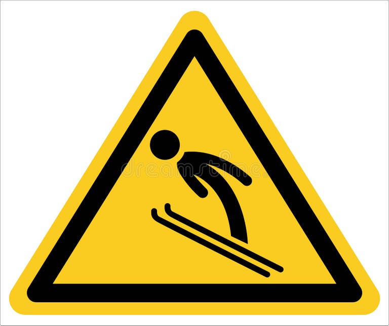 Caution Walkthrough Warning Sign Stock Illustrations – 1 Caution ...