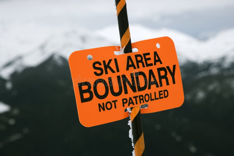 Ski resort trail signs. stock photo. Image of trail, sports - 2045084