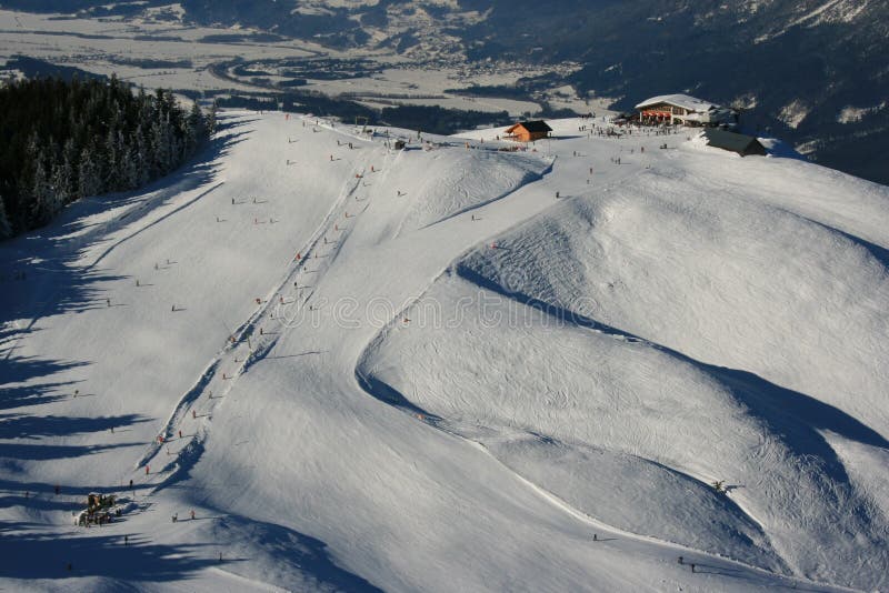 Ski arena stock image. Image of mountains, international - 44155427