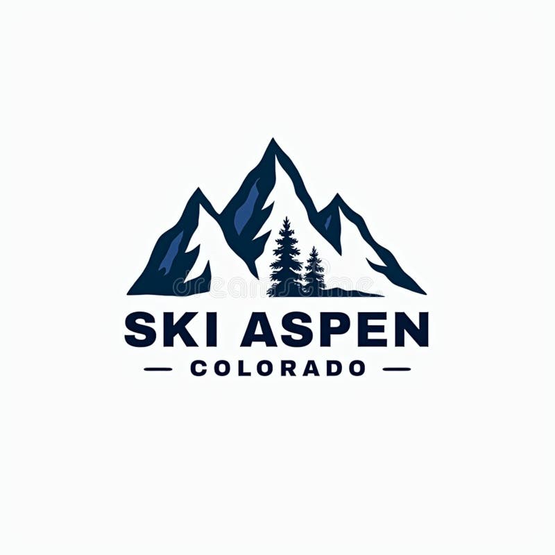 Ski Aspen Colorado stock illustration. Illustration of massachusetts ...