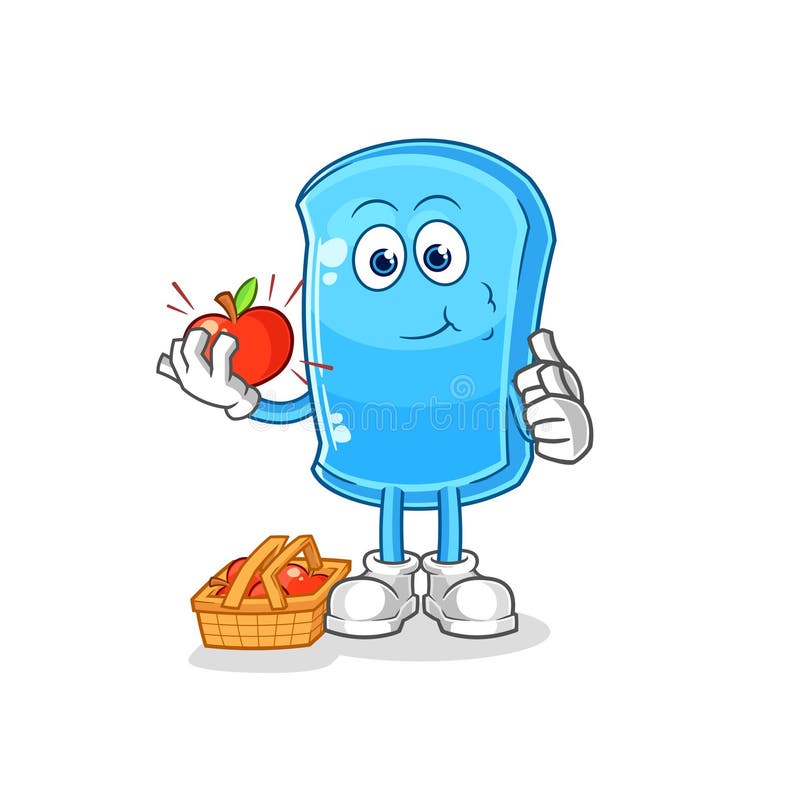 Emoticon Eating Apple Stock Illustrations – 418 Emoticon Eating Apple ...