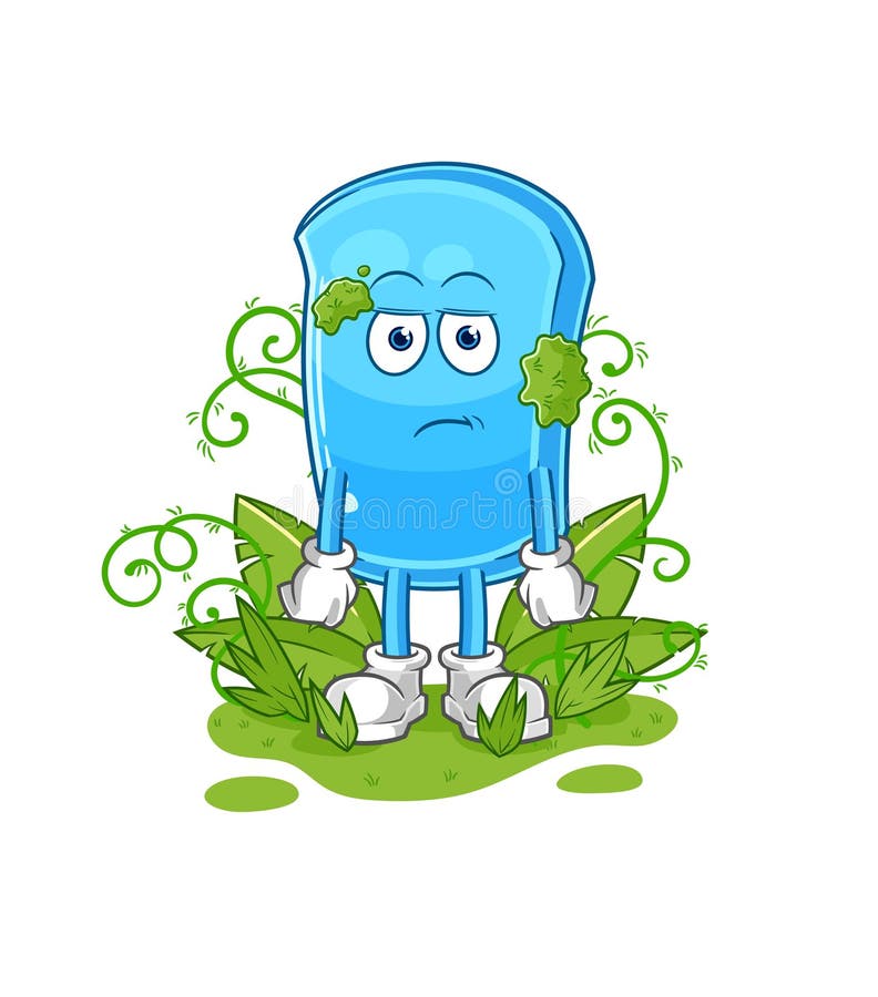 Ski Board Waiting Too Long Mascot. Cartoon Vector Stock Vector ...