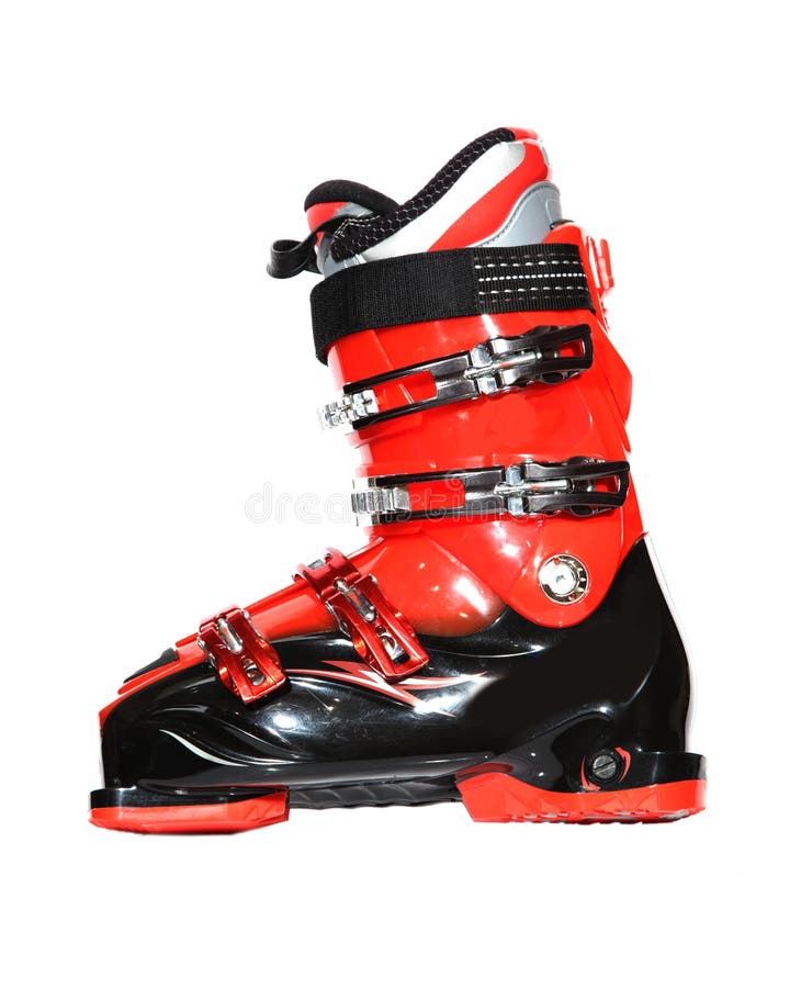 Ski boot. stock image. Image of extreme, equipment, ride - 12463509