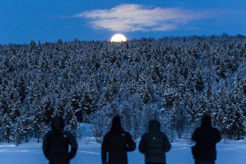 Ski Expedition in Nuorgam, Lapland, Finland Editorial Photography ...
