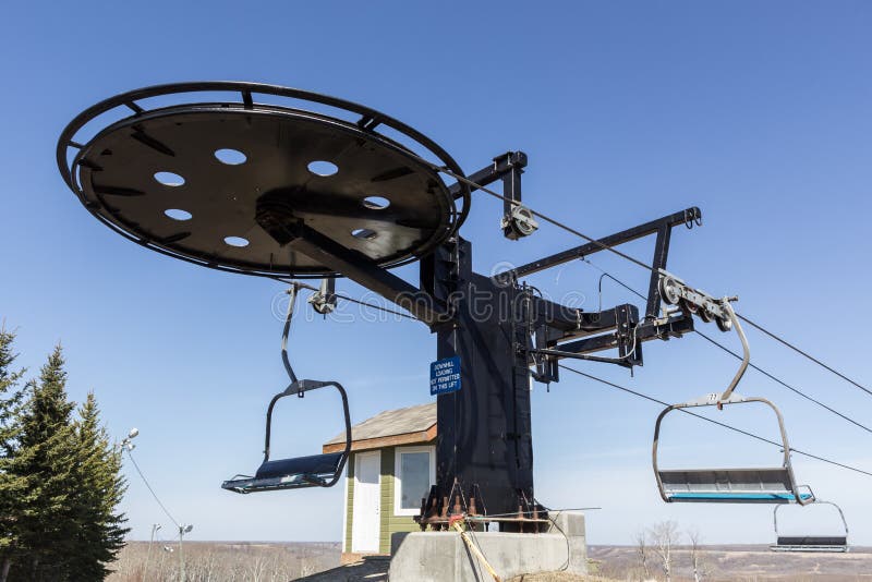 Ski hill lift machine stock photo. Image of hill, sport - 71203494
