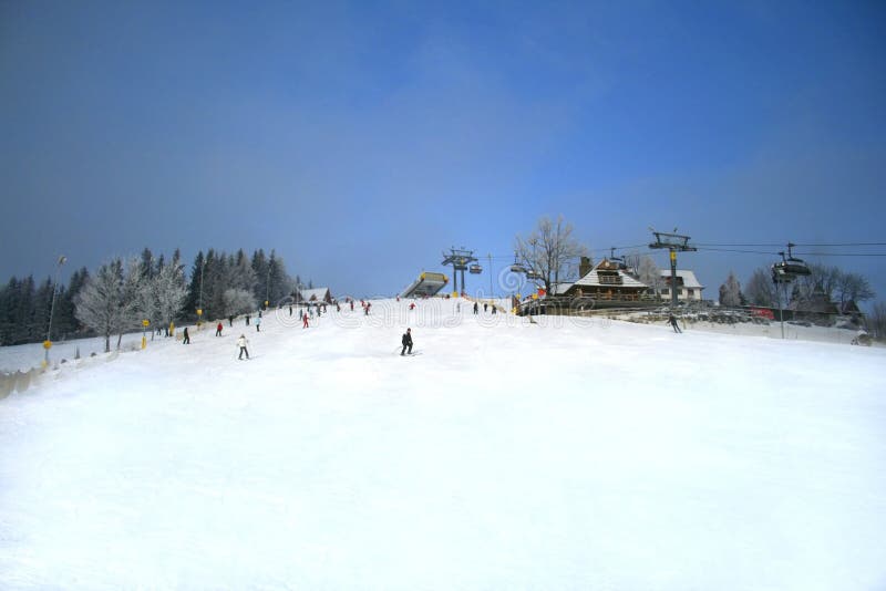 Ski Hill in Zakopane, Poland Stock Photo - Image of hill, cloud: 7029628