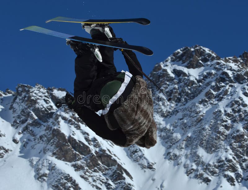 Ski Jump stock image. Image of grab, leisure, alpine - 28957481