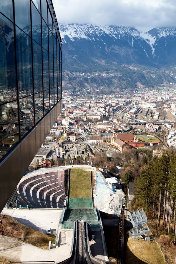 At Bergisel editorial photo. Image of stadium, hill, city - 45654041