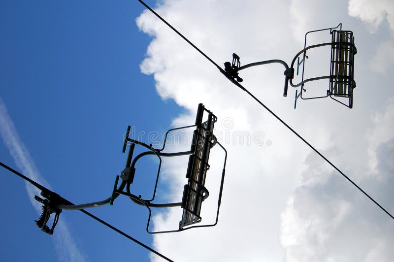 Ski lift stock photo. Image of telpher, cable, lift, teleferic - 17590242