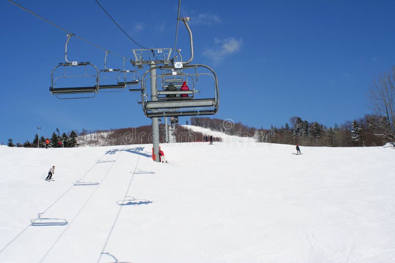 Ski lift stock photo. Image of snowboarding, travel, sport - 3528202