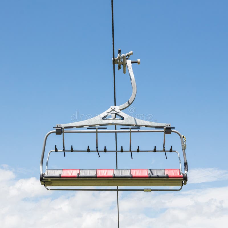 Ski lift chair in the Alps stock image. Image of vertical - 100556603