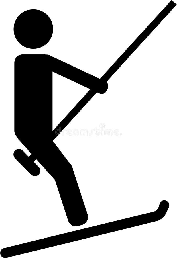 Ski Lift Icon illustration de vecteur. Illustration du pictogramme ...