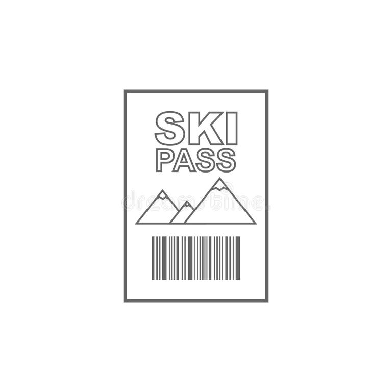 Season Ski Pass Stock Illustrations – 243 Season Ski Pass Stock ...