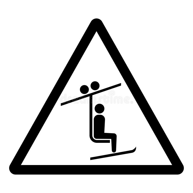 Ski Ramp Symbol Sign, Vector Illustration, Isolate on White Background ...