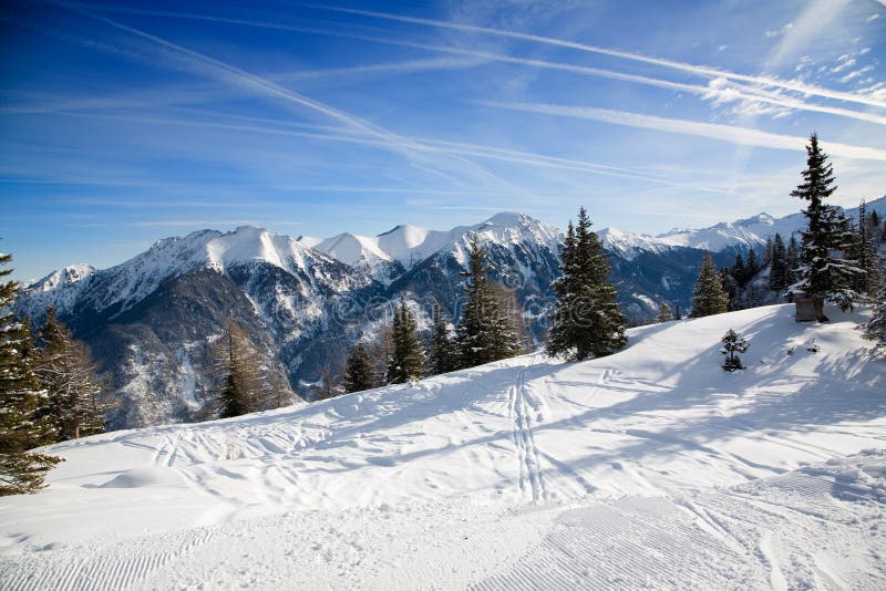 Mountains View from Summit of Snowbird Resort Stock Photo - Image of ...