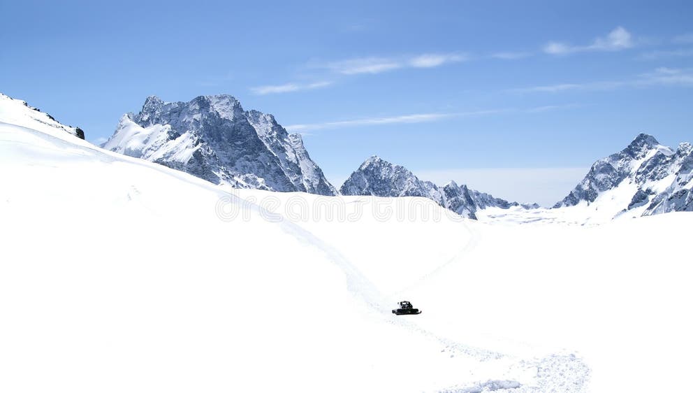 Ski resort stock image. Image of russia, rock, icecap - 7433315