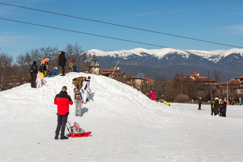 Ski Resort Bansko, Bulgaria, Cable Car, Ski Road Editorial Photo ... Ski Resort Bansko, Bulgaria, Cable Car, Ski Road Editorial Photo ...