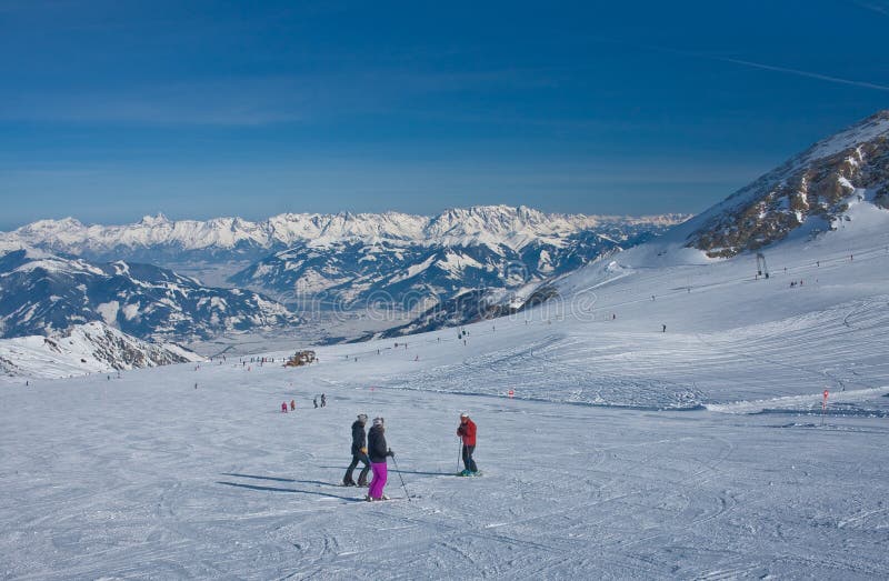 Ski Resort of Kaprun, Austria Stock Image - Image of austria, tourism ...
