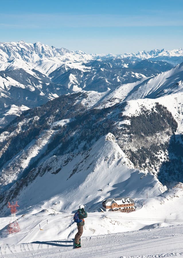 Ski Resort of Kaprun, Austria Editorial Stock Image - Image of ...