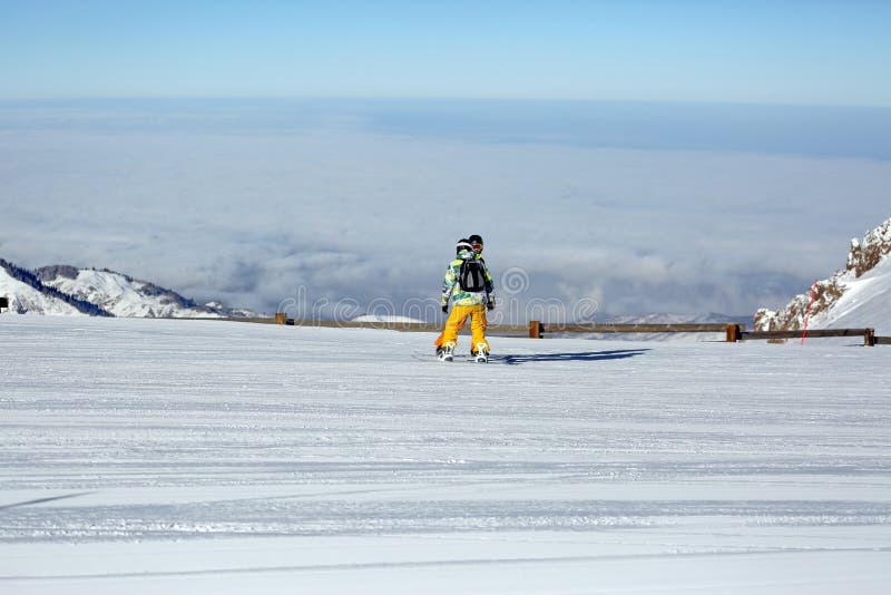 Ski Resort in the Mountains. Editorial Stock Photo - Image of motion ...