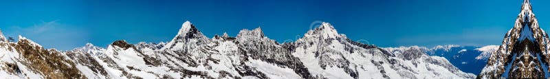 Ski Resort of Neustift Stubai Glacier Stock Image - Image of beautiful ...