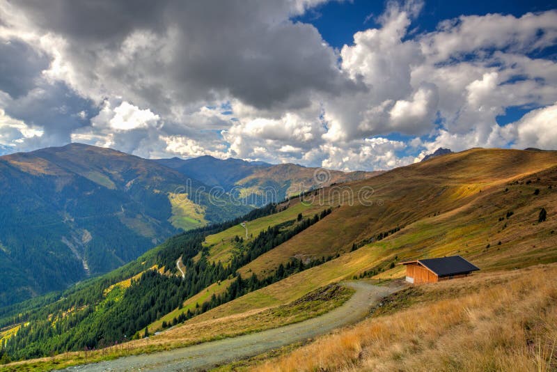 Ski Resort in Tyrolean Alps in Autumn, Austria Stock Photo - Image of ...