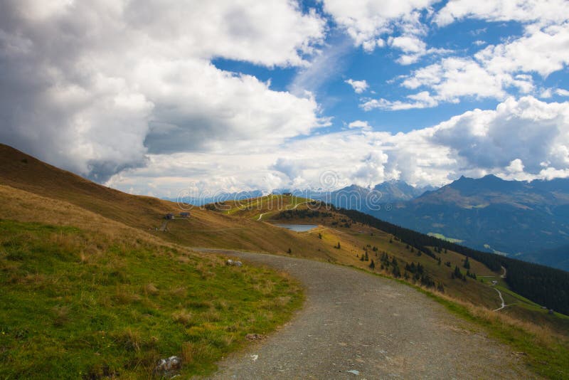 Ski Resort in Tyrolean Alps in Autumn, Austria Stock Image - Image of ...