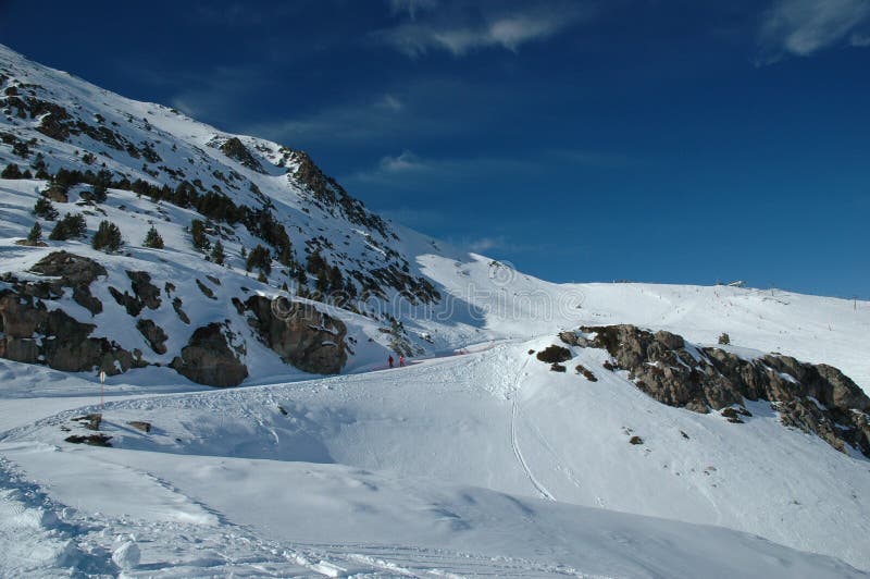 Ski Run stock image. Image of sunny, snowboard, skiing - 7835511