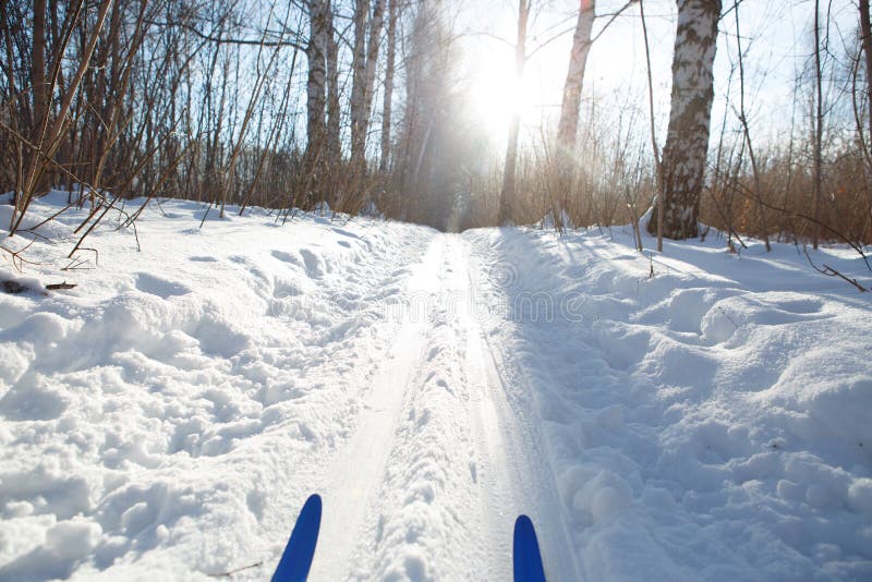 Ski run stock image. Image of snow, landscape, hill, closeup - 49257057