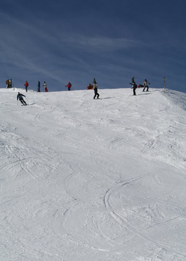 Ski Slope. stock image. Image of leisure, people, winter - 2054405
